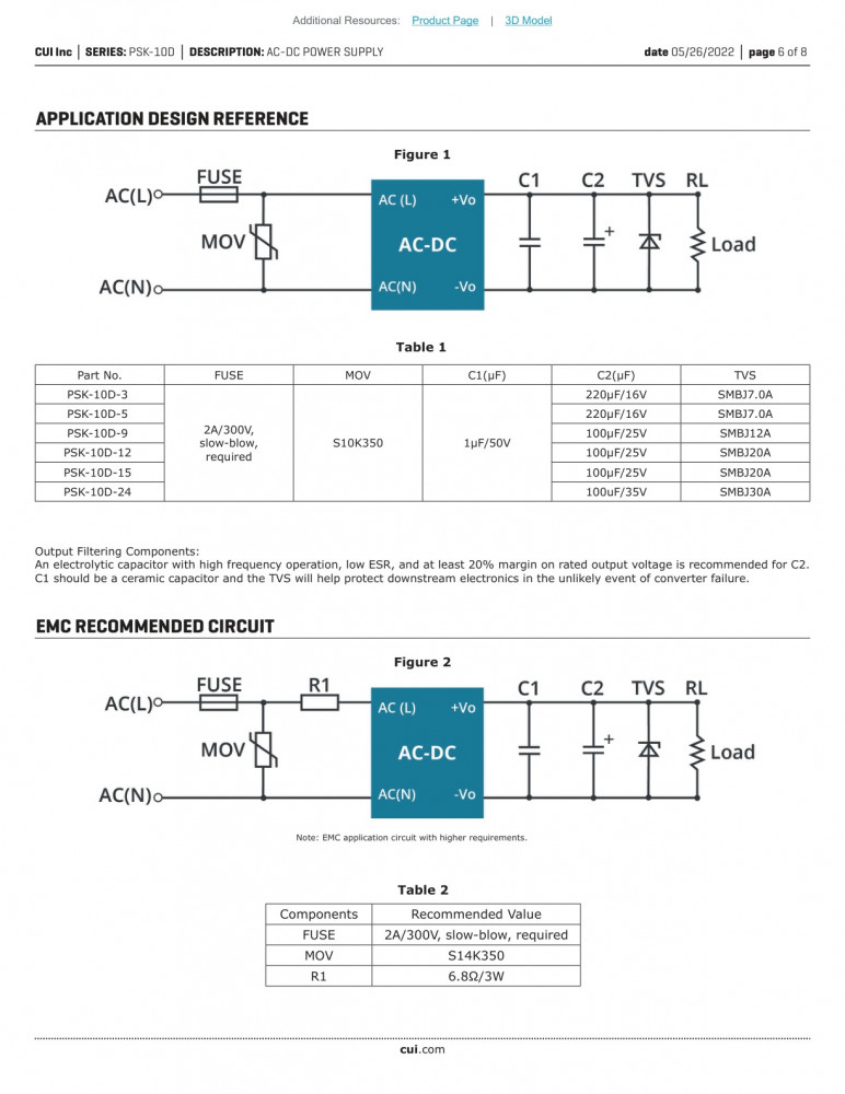 PSK-10D-12-T datasheet page 6