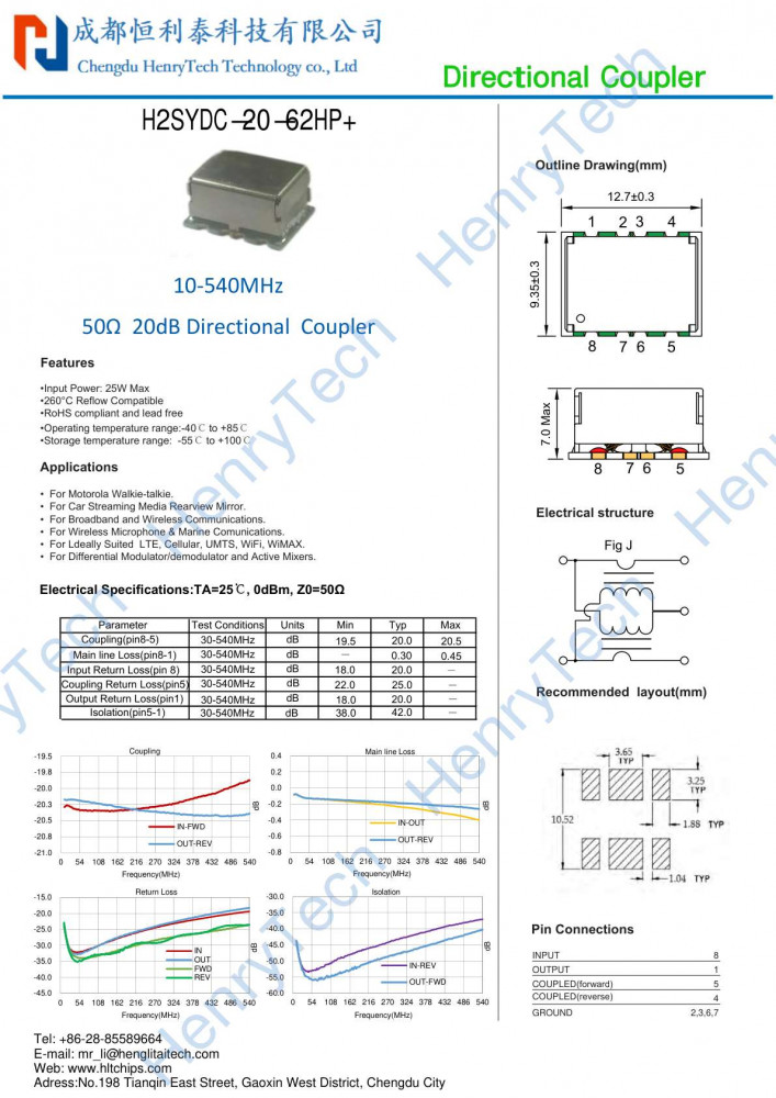 H2SYDC-20-62HP+ technical document preview