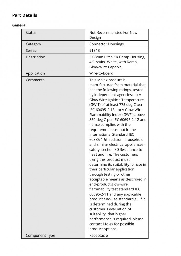 MOLEX 918139104 document image, page 2