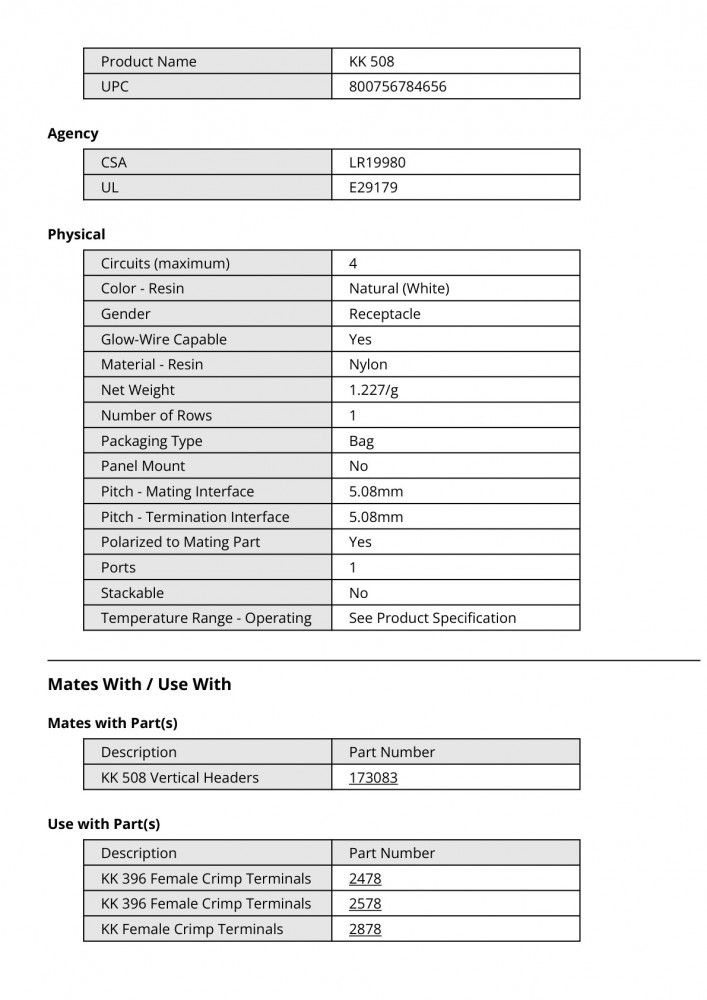 MOLEX 918139104 document image, page 3