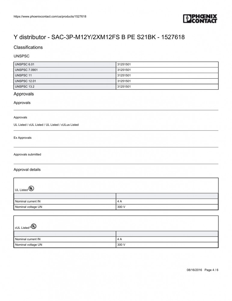 Phoenix Contact 1527618 technical document page 4