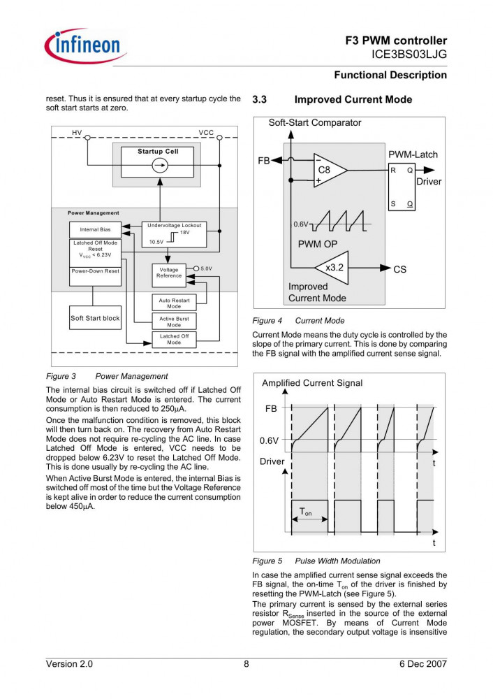 ICE3BS03LJGXUMA1 datasheet page 8