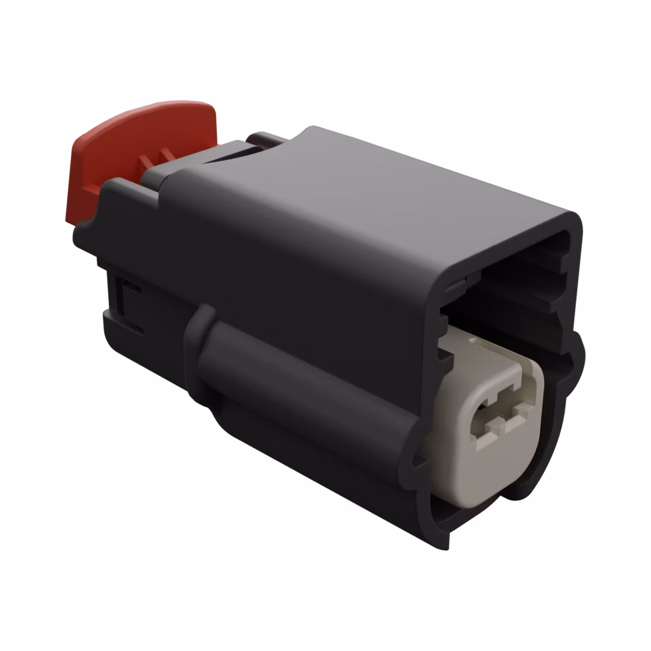 2.54mm MX64 Sealed Single Row Crimp Housing, GET Terminal, Gray, 2 Circuits, Key A, with CPA Lock for sale