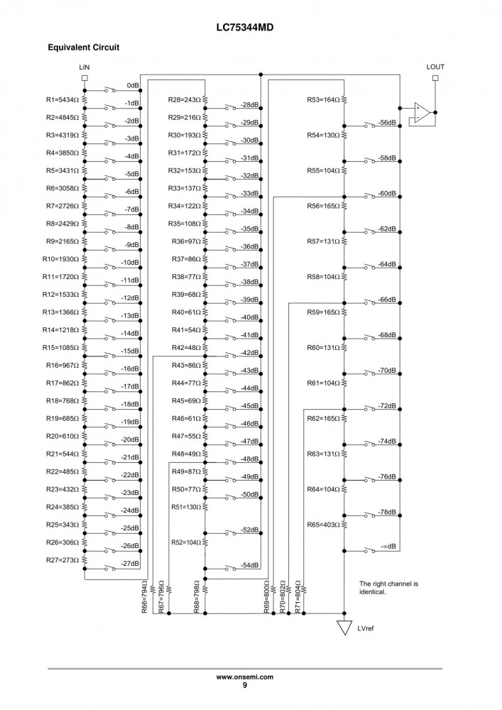 LC75344MD datasheet page 10