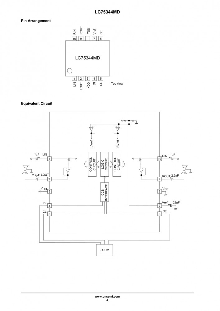 LC75344MD datasheet page 5