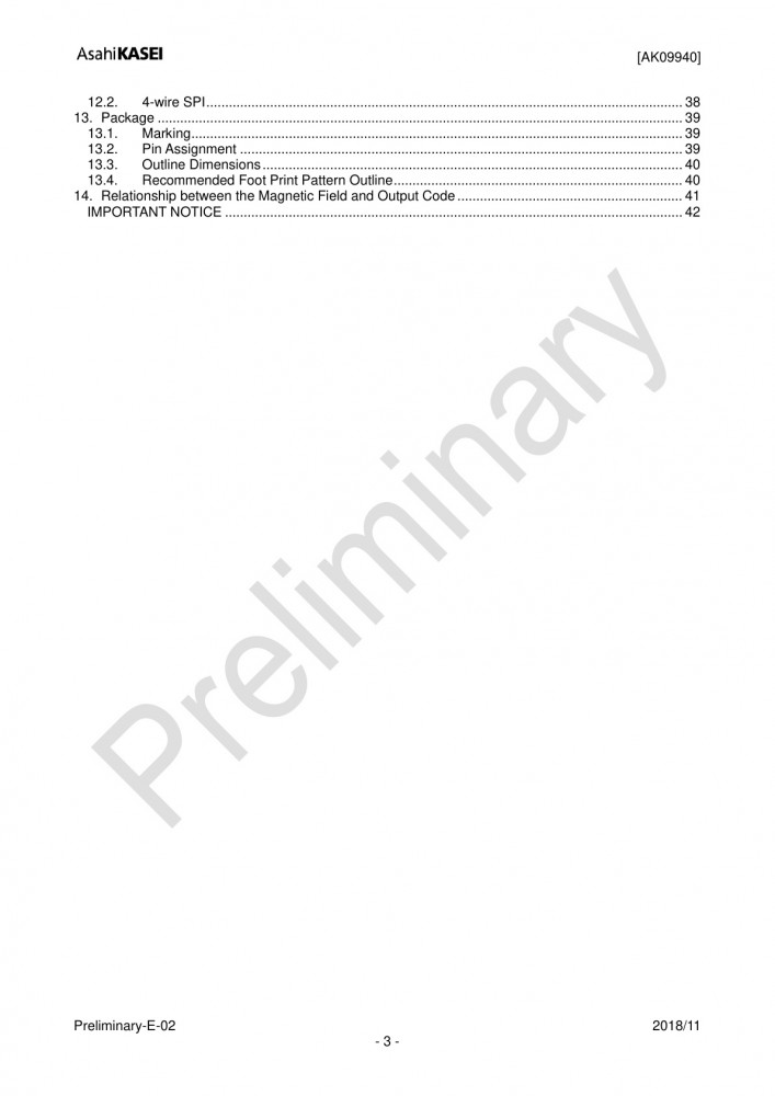 AK09940 datasheet page 3