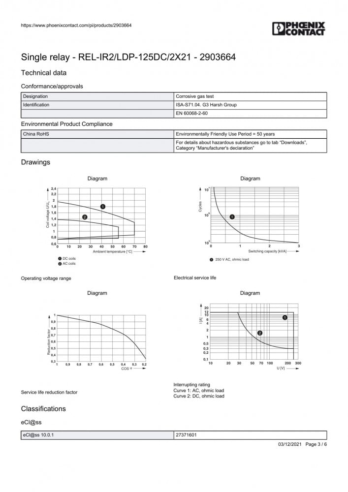 Phoenix Contact 2903664 technical document page 3