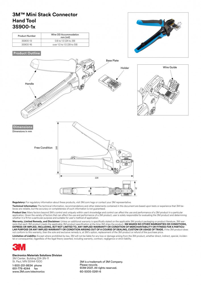 3M Mini Stack Connector technical document page 6