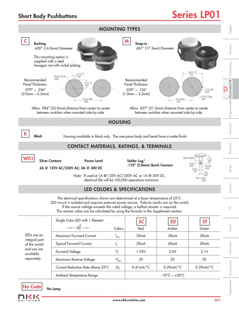 LP01 switch documentation, page 4