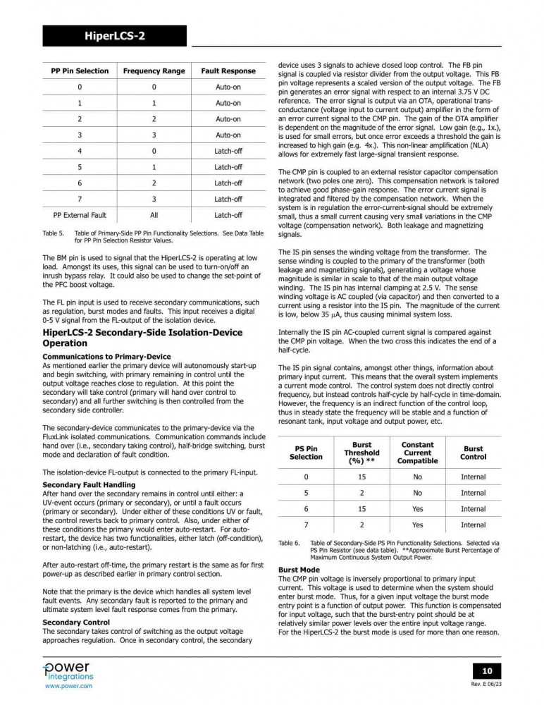 LCS7260C-TL datasheet page 10