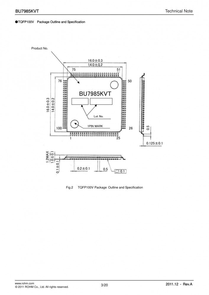 BU7985KVT datasheet page 3