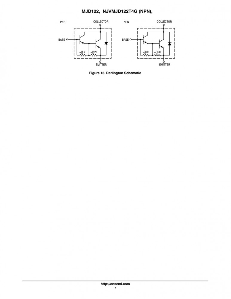 MJD122T4G datasheet page 7