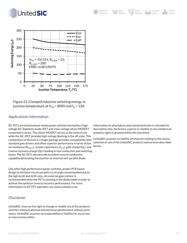 UJ3C120150K3S datasheet page 10