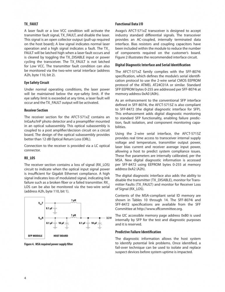 AFCT-5710APZ datasheet page 4