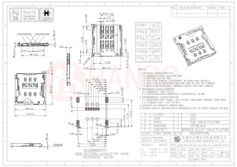 SNO-1370 technical document preview
