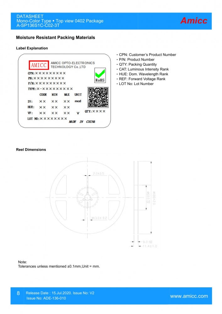 A-SP136S1C-C02-3T datasheet page 8