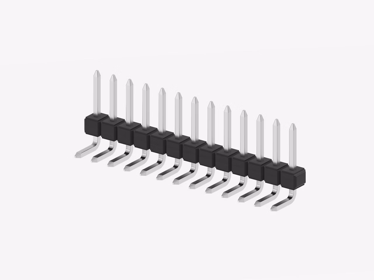 KK 254 Breakaway Header, Right-Angle Surface Mount Compatible, 13 Circuits, Tin (Sn) Plating, Mating Pin Length 6.20mm, Bag for sale