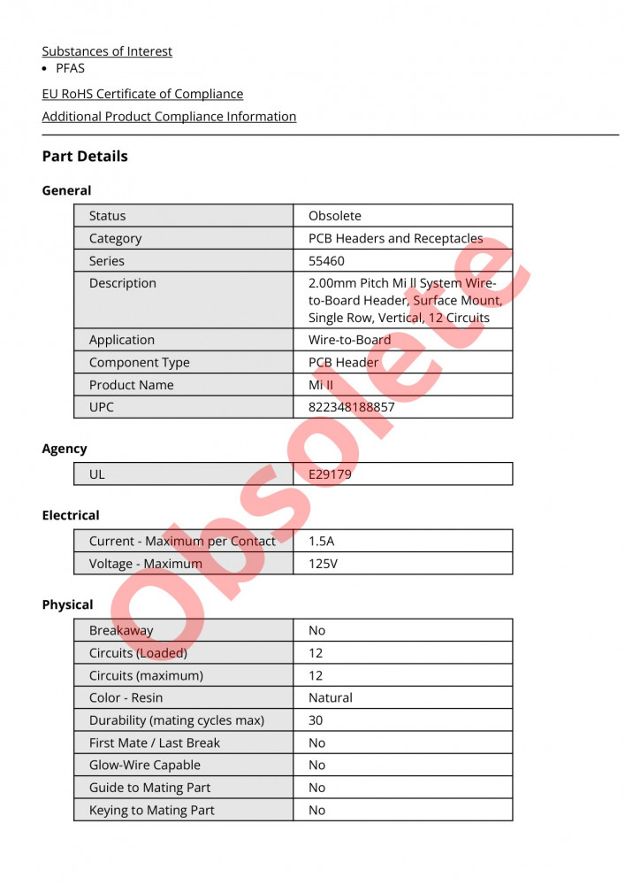 Technical document visual 2 for MOLEX 554601272