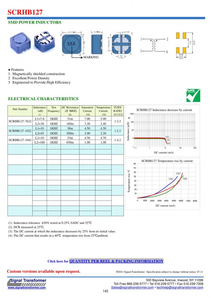 SCRHB127-1022 technical document page