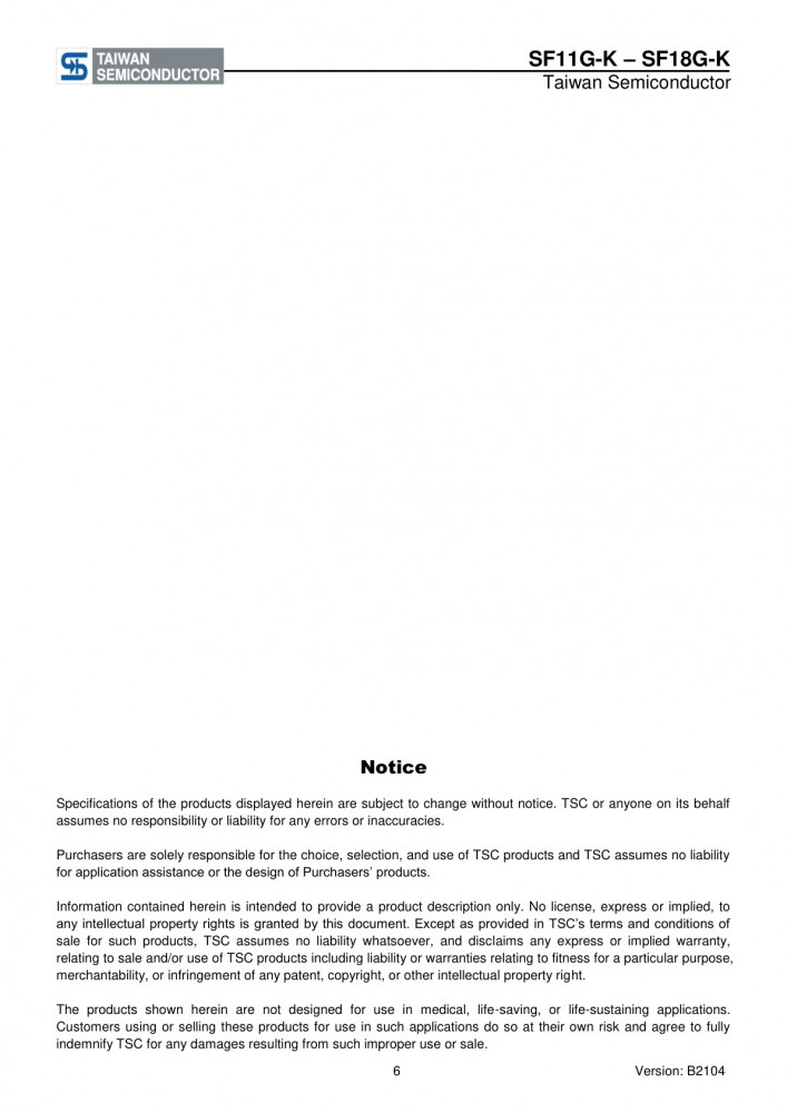 SF15G-K datasheet page 6