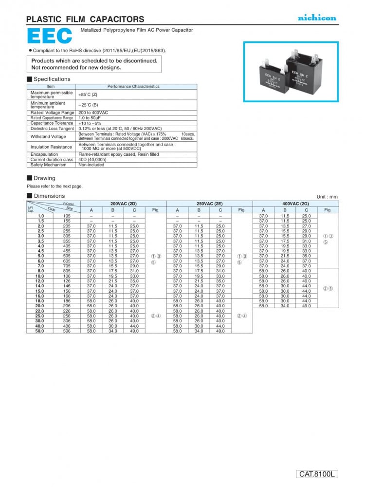 Nichicon capacitor datasheet page 10