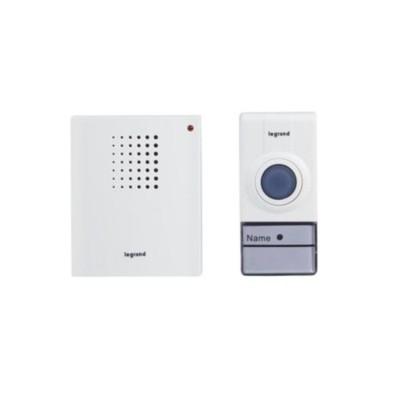 Standard radio kit, wireless chime and doorbell, white, radio operating range 50m and 32 melodies for sale