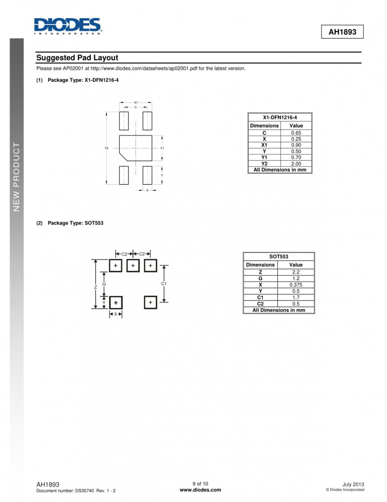 AH1893 datasheet page 9