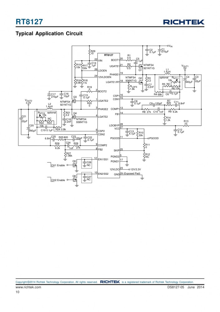 RT8127 datasheet page 10