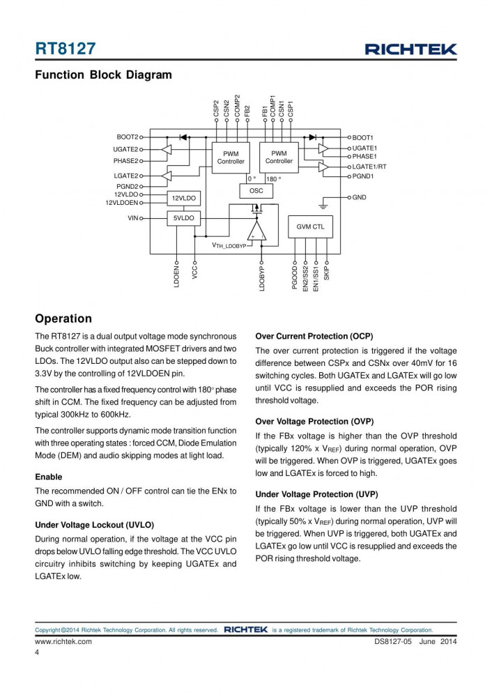 RT8127 datasheet page 4