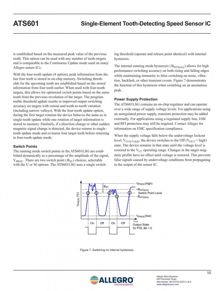 ATS601 datasheet page 10