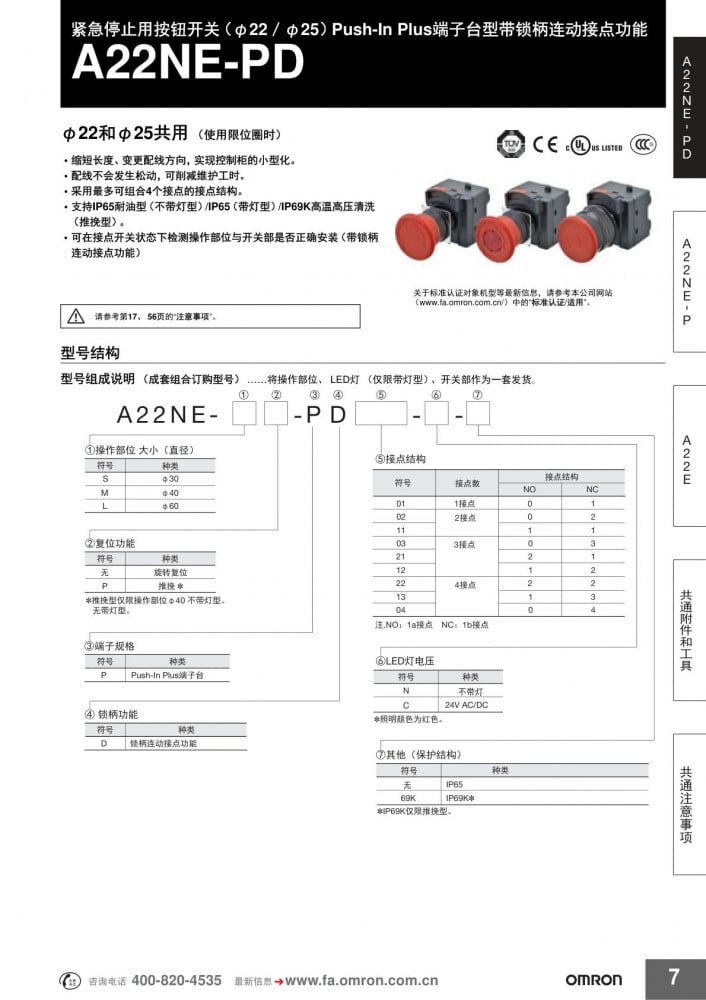 OMRON technical document page 7