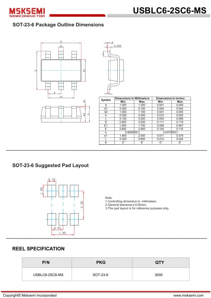 USBLC6-2SC6-MS datasheet page 5