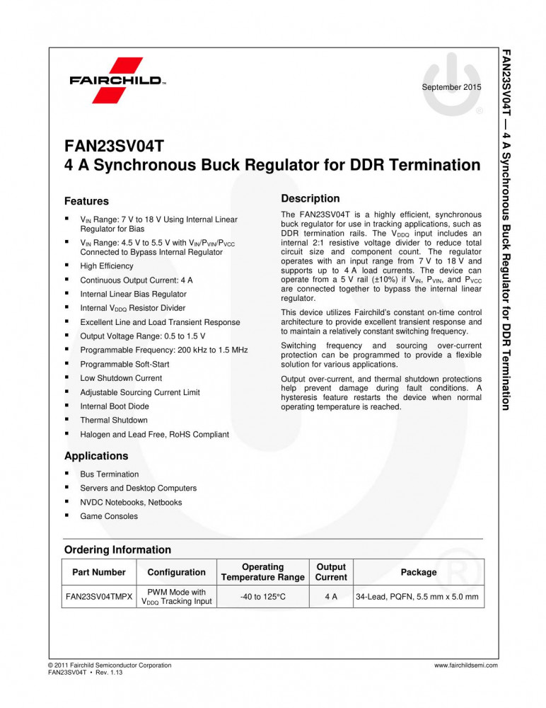 FAN23SV04T datasheet page 2
