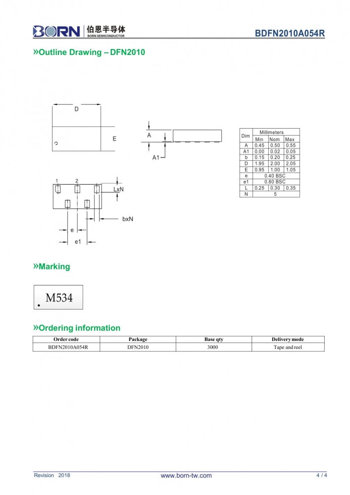 BDFN2010A054R datasheet page 4