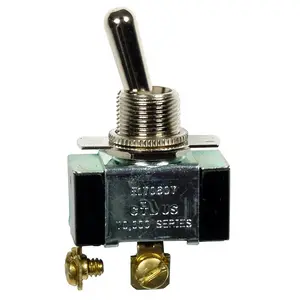 Commercial Grade, Panel Mount and Specialty Switches, Bat Handle Switches, Single Pole Single Throw, 10A 250V/10A 125V, Terminal Screws, for sale