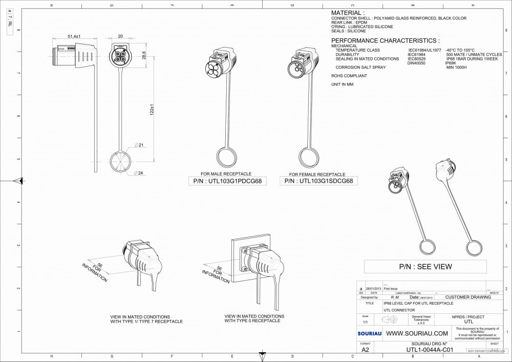 EATON UTL103G1PDCG68 technical document preview