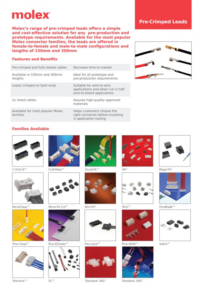 Product technical document page 1