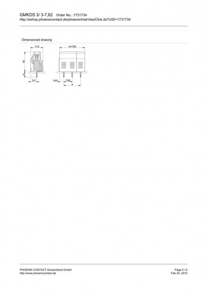 Phoenix Contact 1731734 technical document page 5