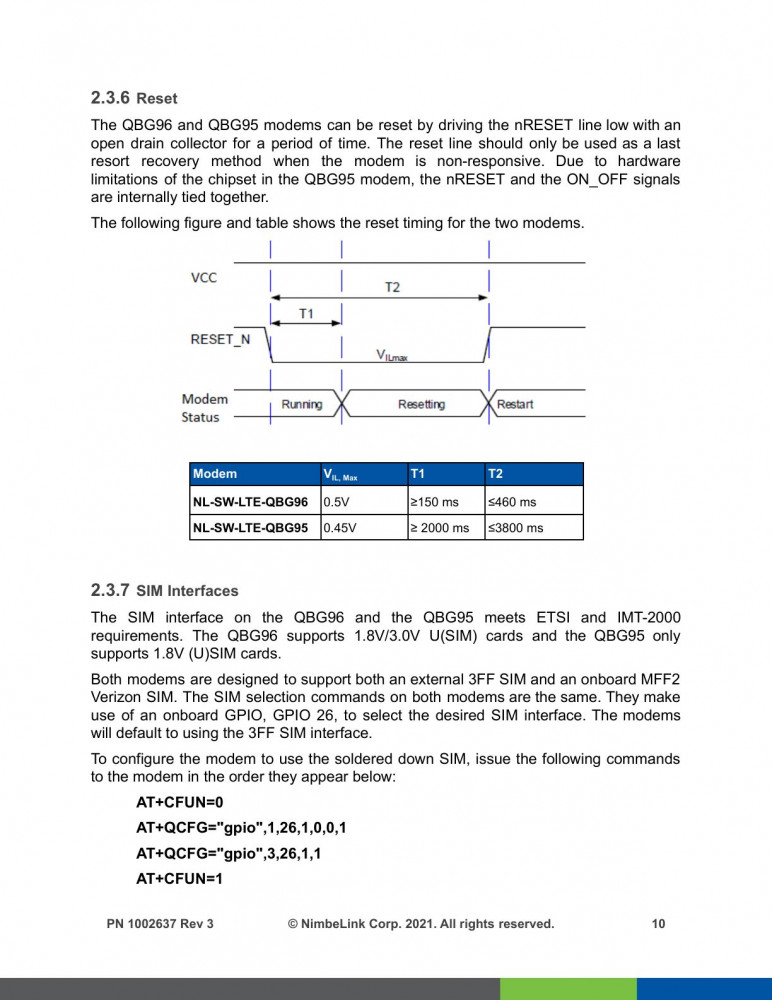 NL-SW-LTE-QBG96 technical document page 10