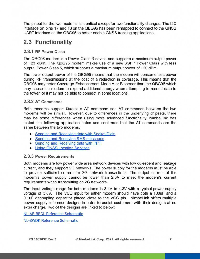 NL-SW-LTE-QBG96 technical document page 7