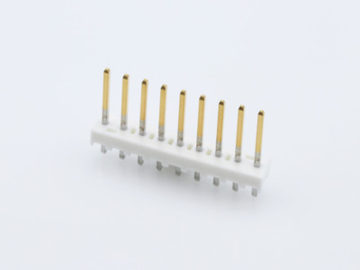 KK 396 Header, Vertical, Friction Lock with Press-fit Plastic Peg PCB, 8  Circuits, Tin (Sn) Plating