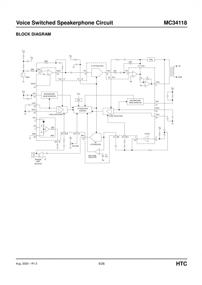 MC34118D datasheet page 9