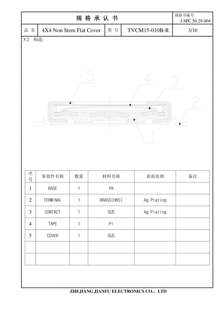 TVCM15-010B-R specification page 4