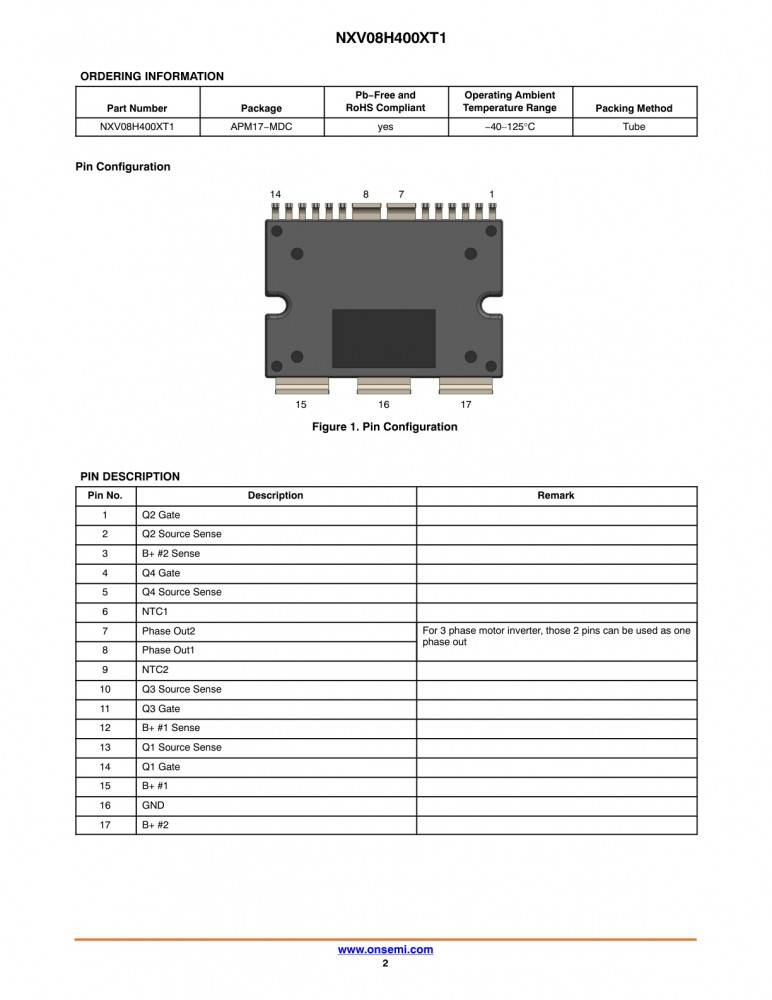 NXV08H400XT1 datasheet page 2