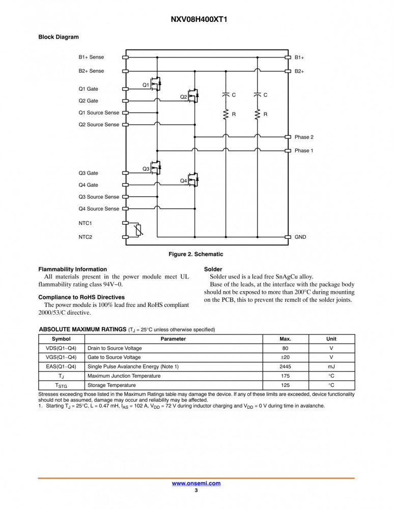 NXV08H400XT1 datasheet page 3