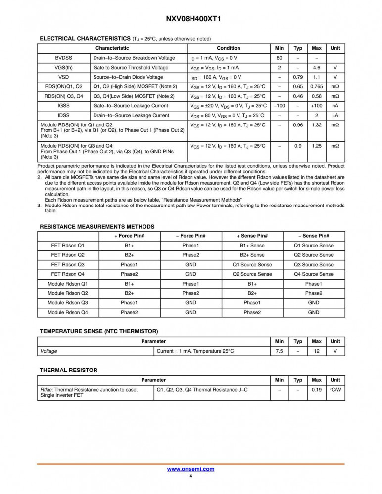NXV08H400XT1 datasheet page 4