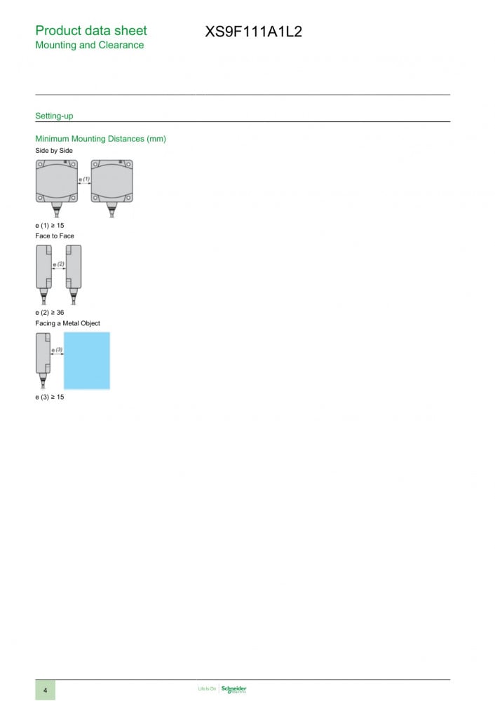 XS9F111A1L2 technical document page 4