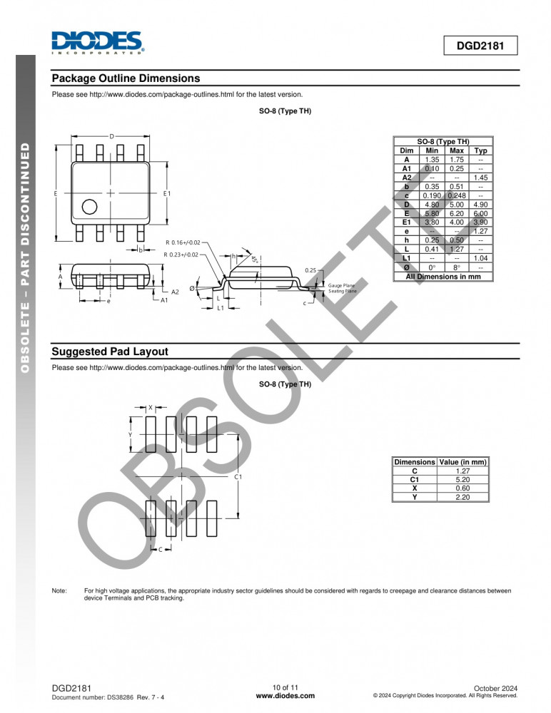 DGD2181S8-13 datasheet page 10