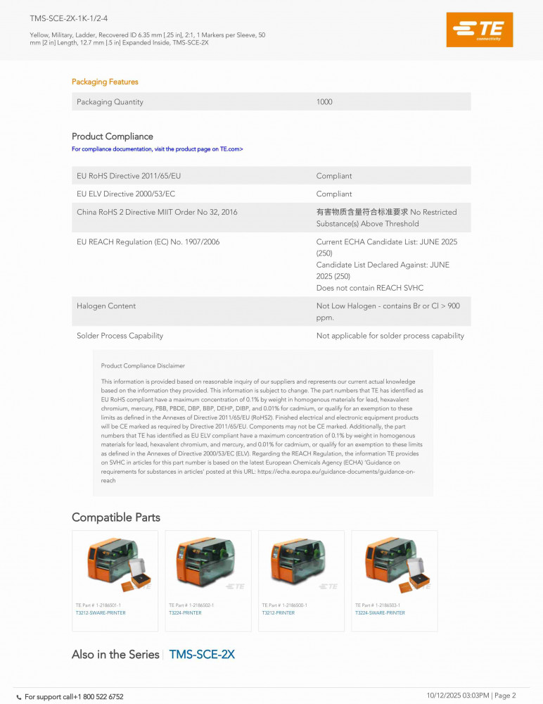 Product document page 2