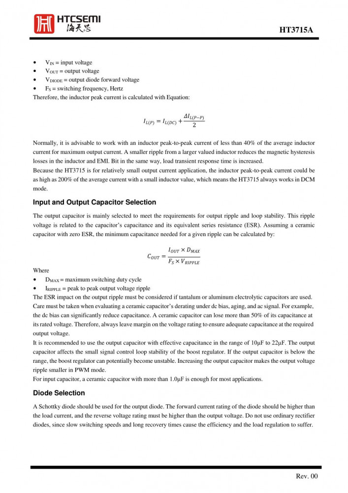HT3715ARTZ datasheet page 9